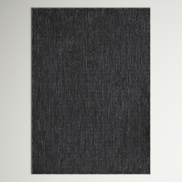 Sol 72 Outdoor™ Tapis intérieur / extérieur anthracite tissé à plat Iyana et Commentaires ...